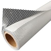 China Latex Polymeric Perforated Window Vinyl Clear Acrylic Inkjet Printable Vinyl for sale