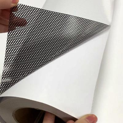 China Water-Based Inkjet One Way Vision Window Film Vinyl Outdoor White for sale