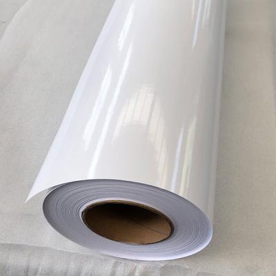 China Polymeric Printable stretchable Advertising high-tack vinyl for sale