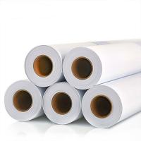 China PVC water-based Aqueous inkjet waterproof printable vinyl roll for sale
