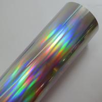 China Large Format Laser Printable Self Adhesive Vinyl Roll Holographics Rainbow for sale