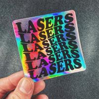 China UV Latex Printable Adhesive Vinyl Eco Solvent Rainbow Holographic Vinyl for sale