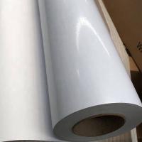 China Gloss Printable Monomeric Calendered Vinyl 100 Mic Polymeric Calendered Vinyl for sale