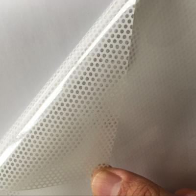 China Glossy PVC Frosted Privacy Window Film Digitial Transparent Two Way Vision Film for sale