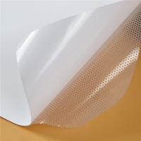 China Glossy PVC Frosted Privacy Window Film Digitial Transparent Two Way Vision Film for sale