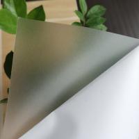 China ECO Printable Etched Glass Vinyl Decals 120 Mic UV Inks Frosted Glass Vinyl for sale