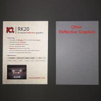China UV Latex Printable Reflective Vinyl ECO Solvent Reflective Adhesive Vinyl for sale