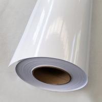 China PVC UV Printable Vinyl Roll Clear Inkjet Printable Self Adhesive Vinyl for sale