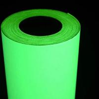 China Permanent Inkjet Printable Adhesive Vinyl Large Format Photoluminescent Vinyl Film for sale
