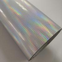 China SOL Perforated One Way Vision Window Film PVC Transparent Holographic Film for sale