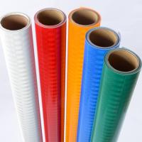 China Engineering PVC Printable Reflective Vinyl Wrap Glass Prism Sign Graphics for sale