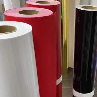 China PP Craft Window Decoration Film Red Colored Sign Making Vinyl for sale