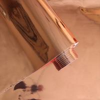 China Rose Gold Vinyl, Permanent Metallic Mirror Roll, Manufacturer for sale