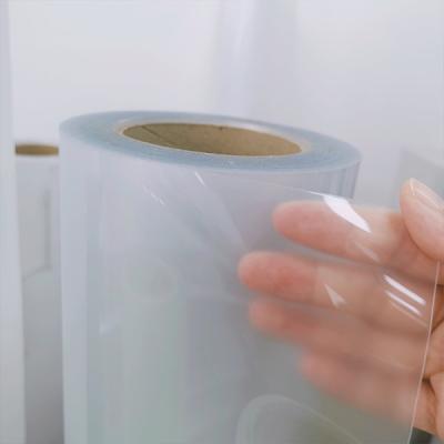 China Clear Glossy Cold Laminating Film Waterproof 25 Micron Thick One Way Vision Film for sale