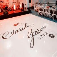 China Vinyl Dance Floor Wrap Decal For Wedding, Removable Roll for sale