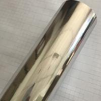 China Metallic Silver Vinyl, Adhesive Roll Decal Sticker, Glossy for sale