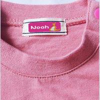 China No Iron Waterproof Name Stickers Tag PET Self Adhesive Label for sale