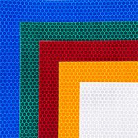 China 300mic PVC Micro Prismatic Printable Reflective Vinyl Stickers Roll for sale