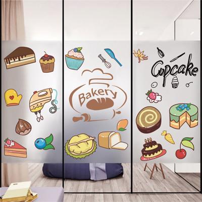 China Self Adhesive Transparent Frosted Glass Window Sticker For Decoration PVC Material for sale