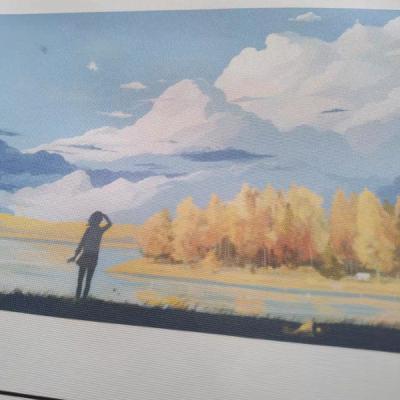 China Large Format Glossy Rolled Canvas Prints Digital Screen Printing for sale