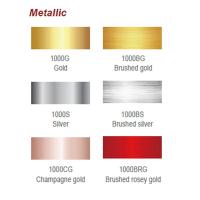 China Monomeric Calendered Adhesive Color Craft Vinyl Sign Making Metallic Craft Film for sale