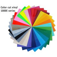 China 1000E Outdoor Color Craft Vinyl Sticker For Sign Making Cutting Lettering Film for sale