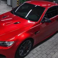 China Outdoor Printable Adhesive Vinyl Chrome Metallic Wrap Glossy Surface for sale