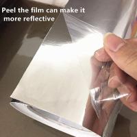 China Monomeric Polymeric Printable Chrome Metallic Film Large Format Outdoor for sale