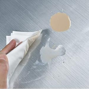 China Brushed Metallic Printable Adhesive Vinyl Material For Sign Making 140g for sale
