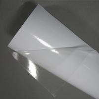 China PET Monomeric Clear Vinyl Window Graphics Removable Glue Film for sale