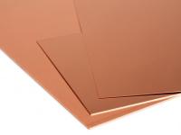 China 1.2mm 0.8 Mm Copper Sheet For Industrial Decorative Construction for sale