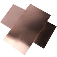 China C10100 Pure Copper Sheet 0.5mm 2mm Thickness Decorative Metal Plate 4x8ft for sale