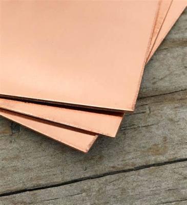 China Industrial Copper Plates 3mm Thick C11000 C12200 for Electrical Components for sale