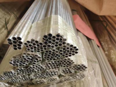 China Special Status Welded Aluminum Tubing Pipe 100% QC Testing Hardness Square / Round Piping Solution for sale