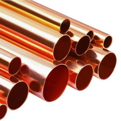 China Copper Pipe Tube Yellow Steel 0.5mm-10mm Thickness ±1% Tolerance for HVAC Plumbing for sale
