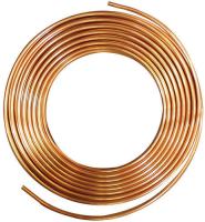 China Copper Alloy Bright Seamless Tube Pipe 15mm 20mm OD for HVAC Refrigeration for sale