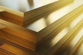 China ASTM B152M C1100 Brass Sheet Plate 0.5mm 0.8mm Thick for Industrial Use for sale