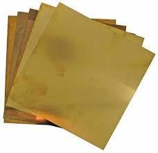 China C1100 Brass Sheet Plate 1mm 3mm 4mm Thickness SGS ISO Certified for Refrigerator for sale
