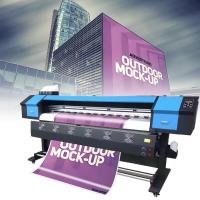 China Advertising Commercial Printer 2 Cabezal Xp600 Printhead for CMYK Flex Banner Indoor Outdoor Advertising Printing Machine for sale