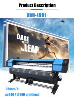 China Eco Solvent Printer with Xp600 Printhead for CMYK Flex Banner Indoor Outdoor Advertising Printing Machine for sale