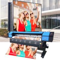 China New Eco Solvent Printer with Xp600 Printhead CMKY Flex Banner Indoor Outdoor Advertisement Printing Machine for sale