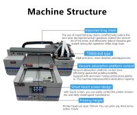 China Multifunctional Small 4060 A2 Size UV Flatbed Printer for Pen Bottle Phone Case Shoe t Shirt 30*40cm A3 Mini UV Printing Machine for sale