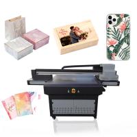 China New Arrival 9060 UV Flatbed Inkjet Printer with 1/2/3pcs TX800 DX8 Printhead for Car Sticker Phone Case Glass Printing for sale