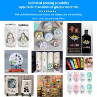China New Arrival 9060 UV Flatbed Inkjet Printer with 1/2/3pcs TX800 DX8 Printhead for Car Sticker Phone Case Glass Printing for sale