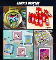 China Best Price UV Flatbed Printer Can Print Both Flatbed Rigid Board, Also Print Rotary Bottle Customized Uv Printer for sale