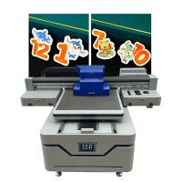 China High-Accuracy 6090 UV Flatbed Printer LED CCD Visual Positioning Automatic UV Ink Machine for Glass Board Printing 1-Year for sale