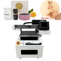 China Newest Automatic UV Inkjet Flatbed Printer 4050 XP600 I3200 Printhead For Glass Mug Bottle Phone Case Printing for sale