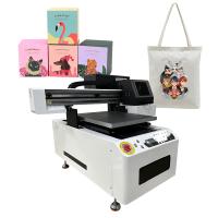 China Newest Automatic UV Inkjet Flatbed Printer 4050 XP600 I3200 Printhead For Glass Mug Bottle Phone Case Printing for sale