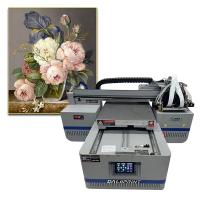 China 4060 A2 UV Flatbed Inkjet Printer Optional Flatbed UV DTF Film Sticker Printing Cylinder Gold Effect XP600 Print Head for sale