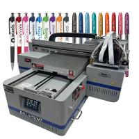 China A2 Size 4060 Flatbed UV Inkjet Printer Acrylic PVC Card & Ceramic Tile Metal Shoe Pen Printer for Tube Printing for sale